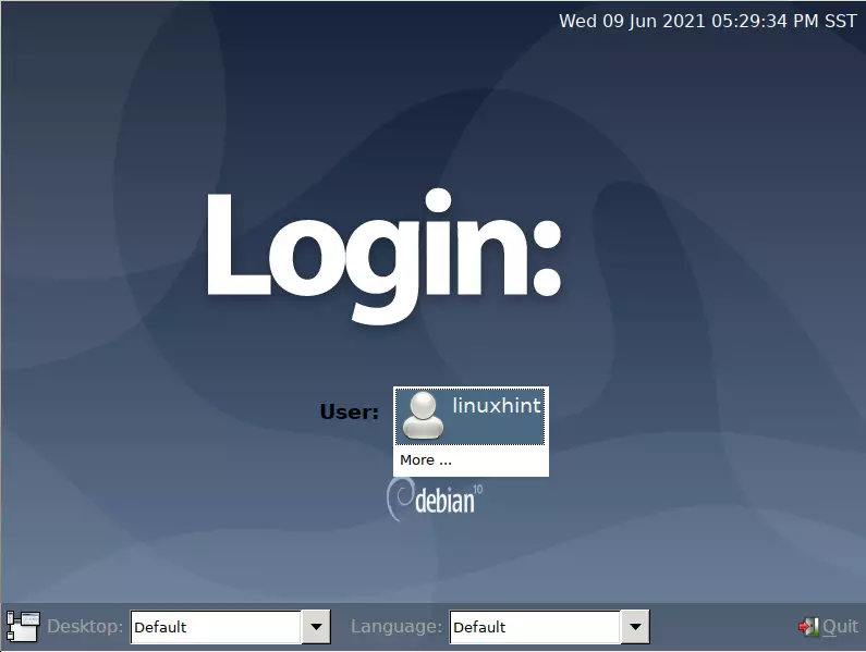 Як змінити диспетчер дисплея за замовчуванням у Debian Linux 7097_26