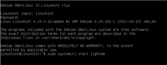 Kako spremeniti privzeti upravitelj zaslona v Debian Linux 7097_32