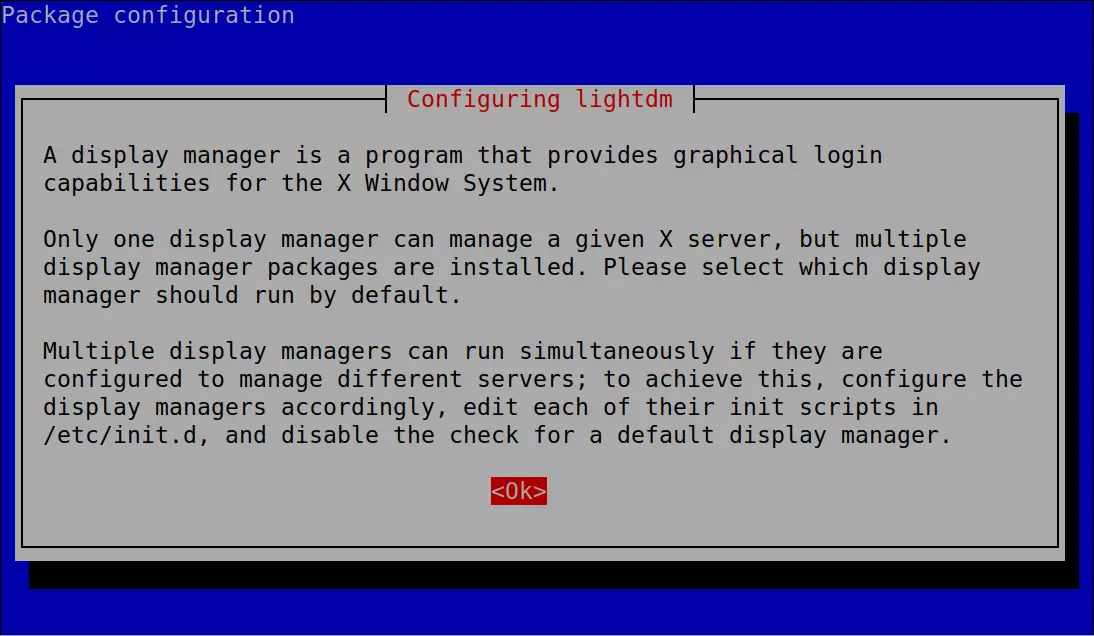Sådan ændres standardvisningshåndteringen i Debian Linux 7097_4