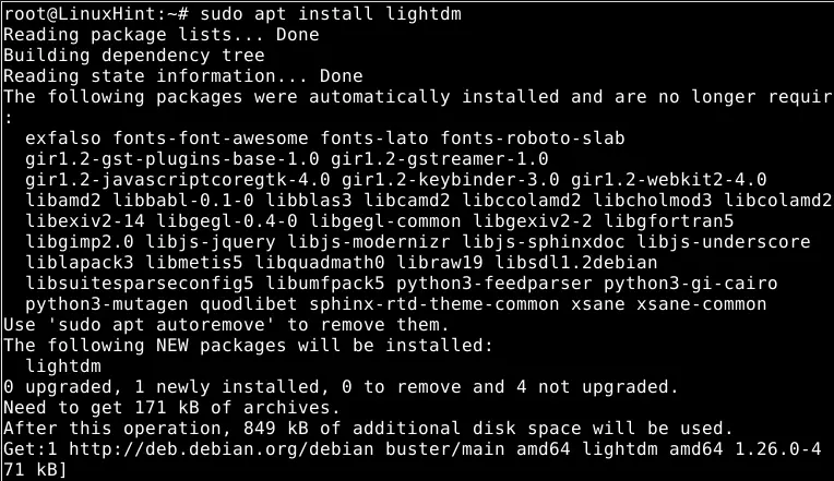 Як змінити диспетчер дисплея за замовчуванням у Debian Linux 7097_7