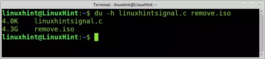 Linux Wc -C பைட்டுகளை எண்ணுவதற்கான விருப்பம் 7110_12