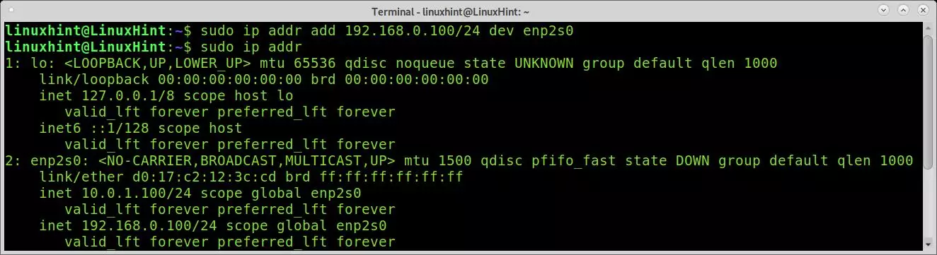 Como vincular varios enderezos a unha interface en Linux 7111_3