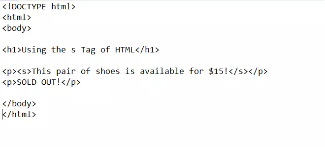 Znacznik przekreślenia HTML 7185_2