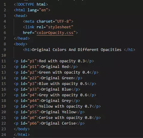 CSS ಹಿನ್ನೆಲೆ ಬಣ್ಣದ ಅಪಾರದರ್ಶಕತೆ 7192_7