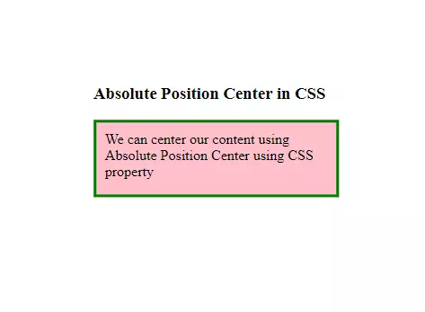 CSS Absolute Position Center 7193_9