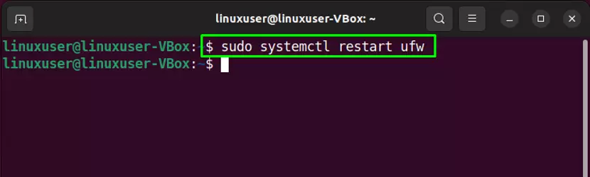 Ubuntu 22.04'та UFW белән Firewall'ны ничек урнаштырырга 71_12
