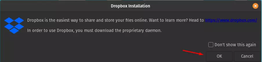 Sådan installeres Dropbox på Pop!_OS 7205_5