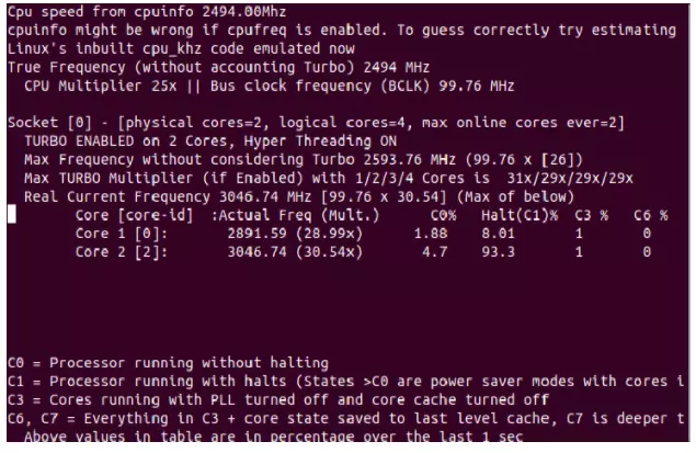 CPU-temperatur i Ubuntu Linux 7224_6