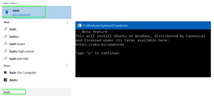Kako omogućiti Bash u sustavu Windows 10 7225_13