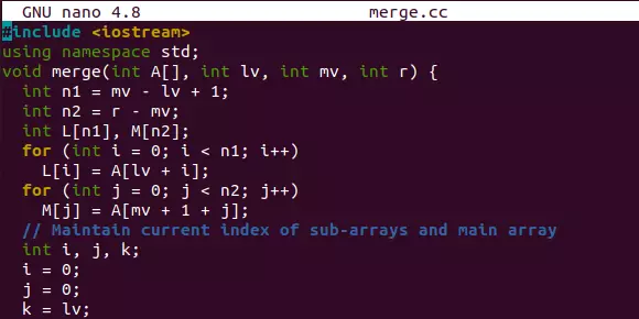 C++ Sortunu birləşdirin 7251_5