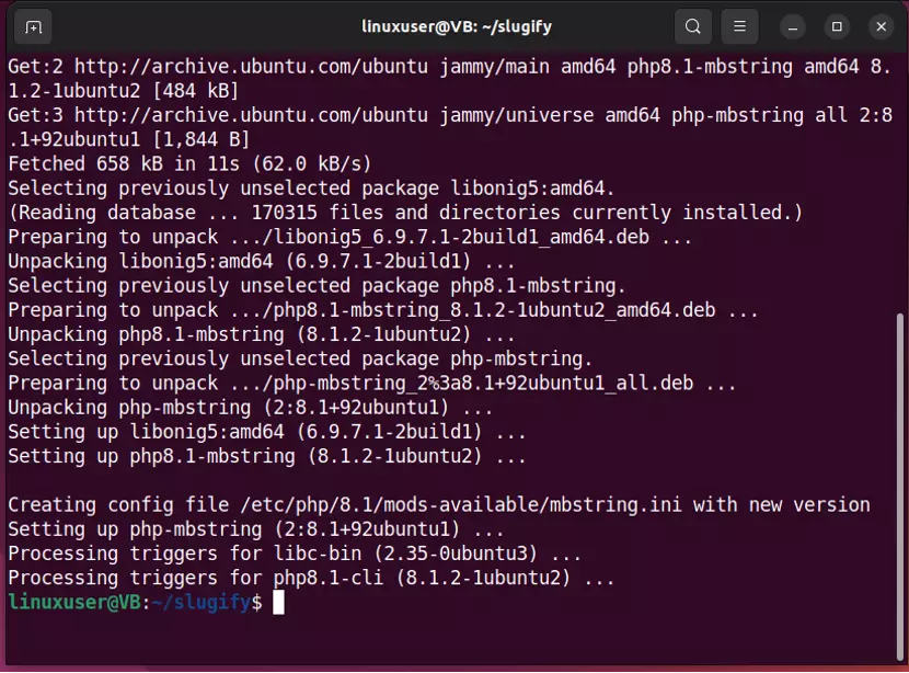 ਉਬੰਟੂ 22.04 'ਤੇ PHP ਕੰਪੋਜ਼ਰ ਨੂੰ ਕਿਵੇਂ ਸਥਾਪਿਤ ਅਤੇ ਵਰਤਣਾ ਹੈ 72_13