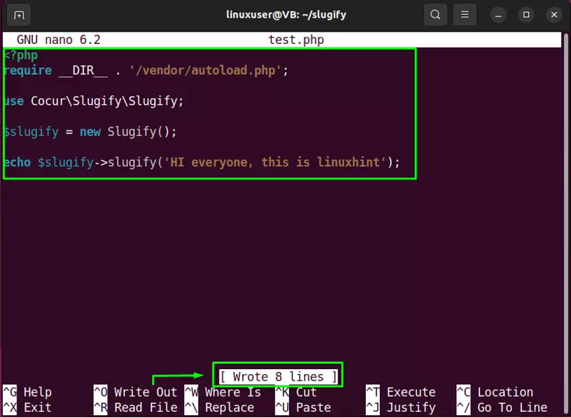 Ubuntu 22.04-de PHP kompozitoryny nädip gurmaly we ulanmaly 72_17