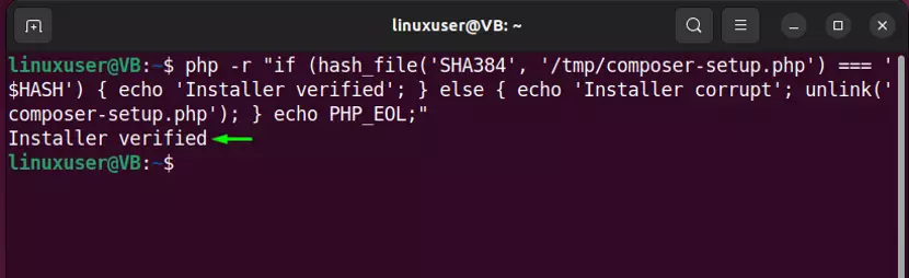 ਉਬੰਟੂ 22.04 'ਤੇ PHP ਕੰਪੋਜ਼ਰ ਨੂੰ ਕਿਵੇਂ ਸਥਾਪਿਤ ਅਤੇ ਵਰਤਣਾ ਹੈ 72_6