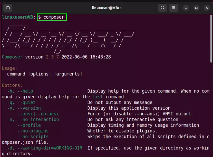 Paano Mag-install at Gamitin ang PHP Composer sa Ubuntu 22.04 72_8