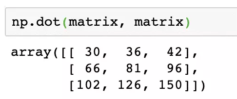 Python: Mga Vector, Matrice ug Array nga adunay NumPy 7324_10