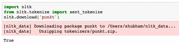 ಪೈಥಾನ್ನಲ್ಲಿ NLTK ಟ್ಯುಟೋರಿಯಲ್ 7328_2