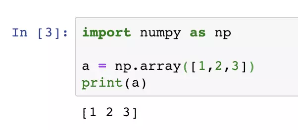 ການສອນ Python NumPy 7335_3