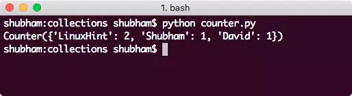 Zählersammlung in Python