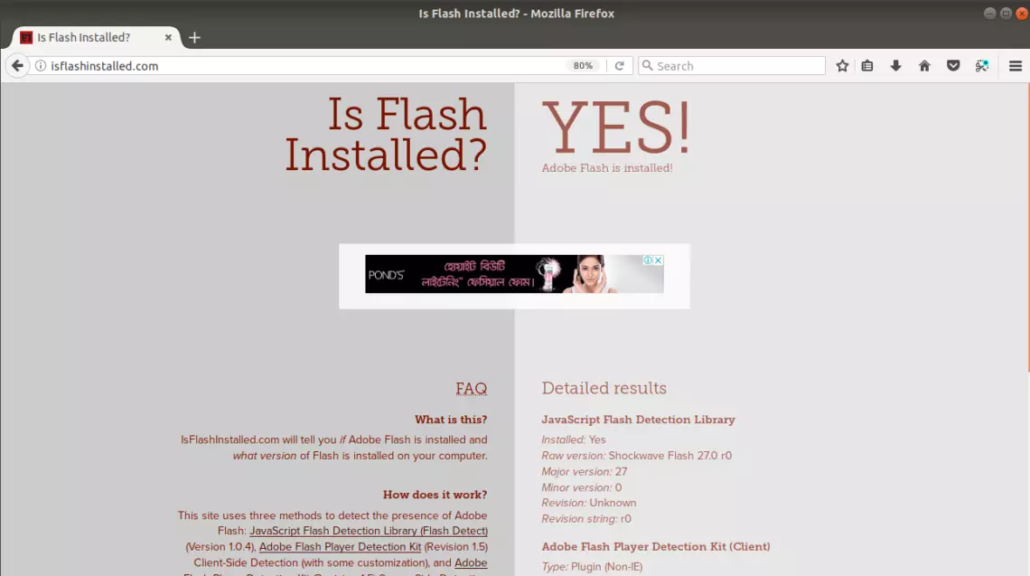 Ndi Flash Installed Helper Site, Yadutsa