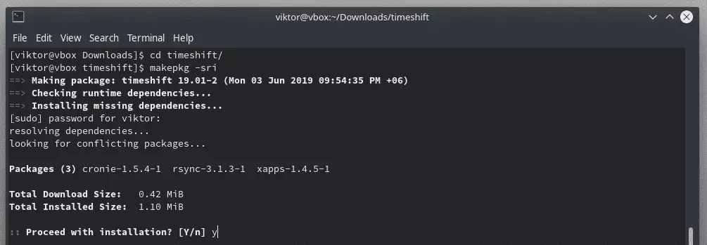 Pi bon zouti sovgad ak restore pou Arch Linux 7387_5