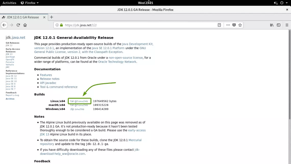 Arch Linux-da JDK 12-i nädip gurmaly 7393_16