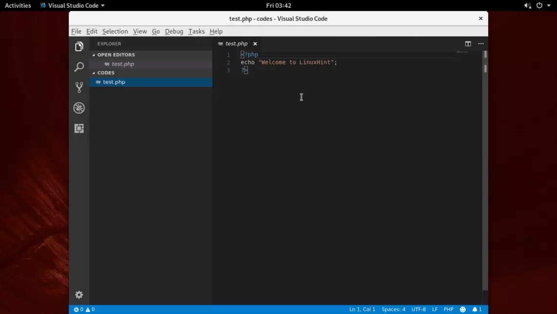 Visual Studio Code Arch Linux ස්ථාපනය කරන්න 7397_26