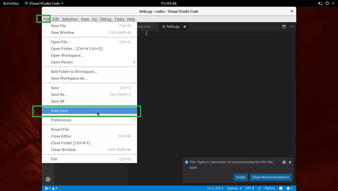 Visual Studio Code Arch Linux ස්ථාපනය කරන්න 7397_30