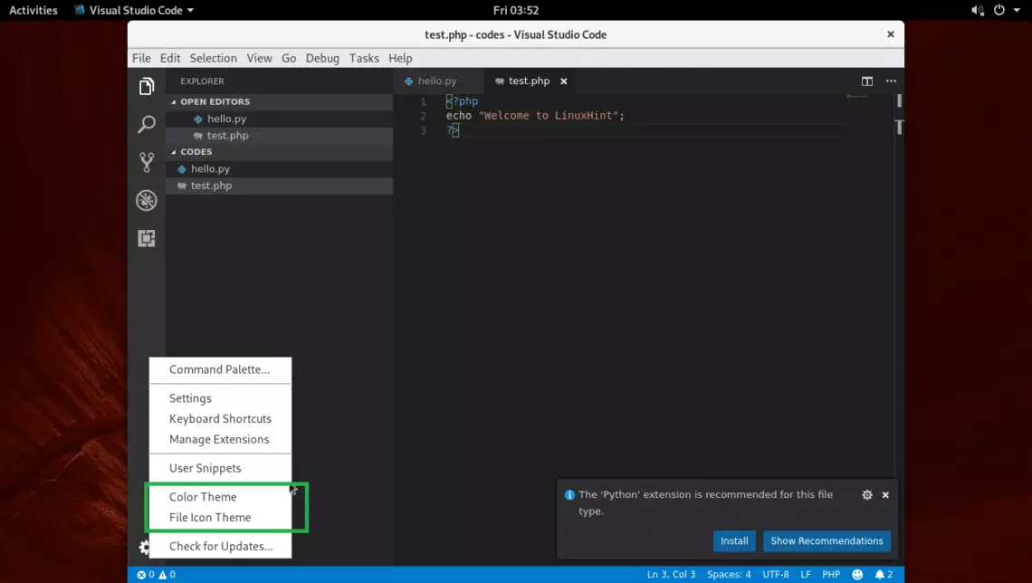 Visual Studio Code Arch Linux ස්ථාපනය කරන්න 7397_32