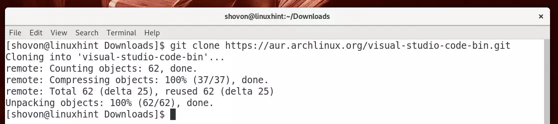 Visual Studio Code Arch Linux ස්ථාපනය කරන්න 7397_8