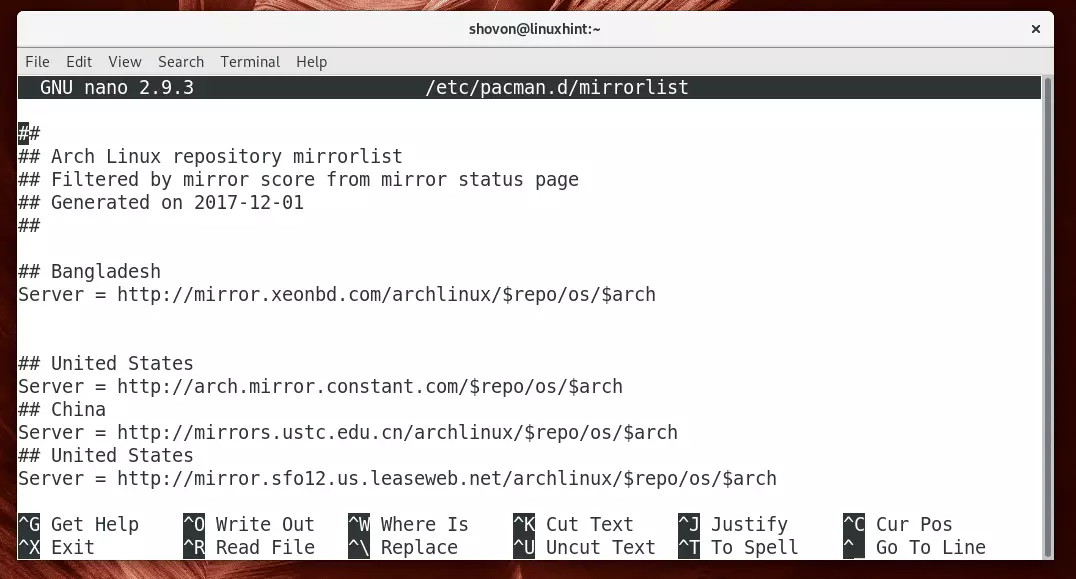 Como actualizar as bases de datos Pacman en Arch Linux 7404_5