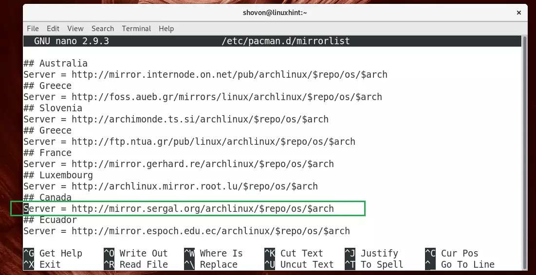 Kako ažurirati Pacman baze podataka na Arch Linuxu 7404_7