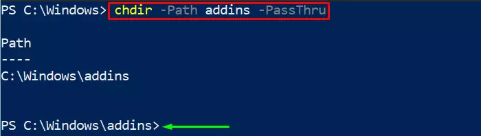 PowerShell'de dizin nasıl değiştirilir 7418_4