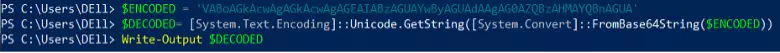 Como facer a codificación e decodificación Base64 en PowerShell? 7421_5