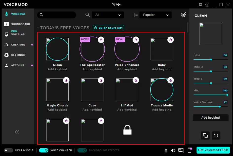 Otu esi eji VOICEMOD na Desktọpụ Discord 742_18