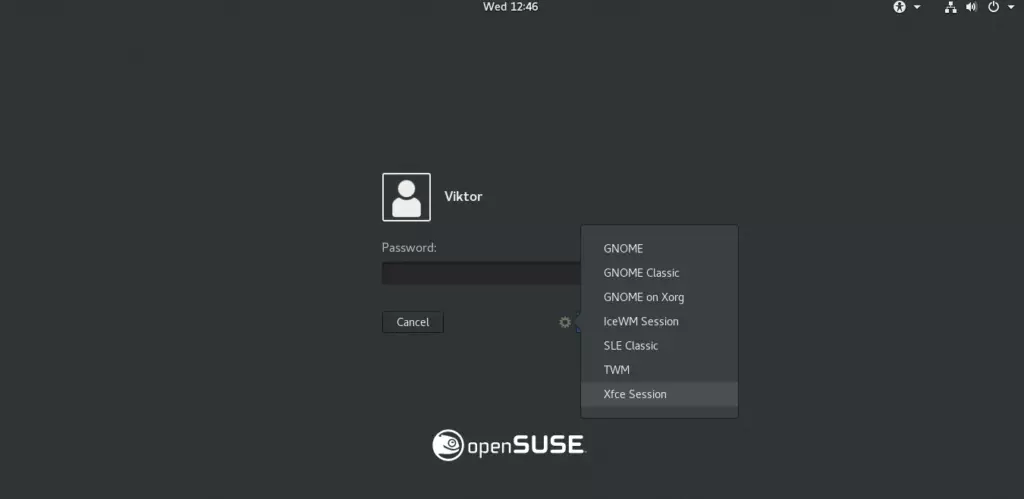 დააინსტალირეთ XFCE OpenSUSE-ზე 7435_13