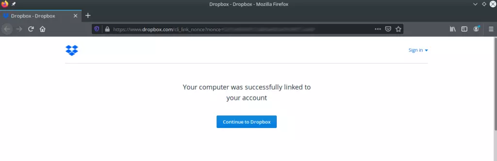 Ki jan yo enstale epi sèvi ak Dropbox sou OpenSUSE 7437_8