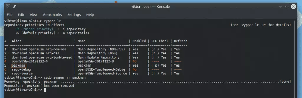 วิธีใช้ OpenSUSE Package Manager 7438_41