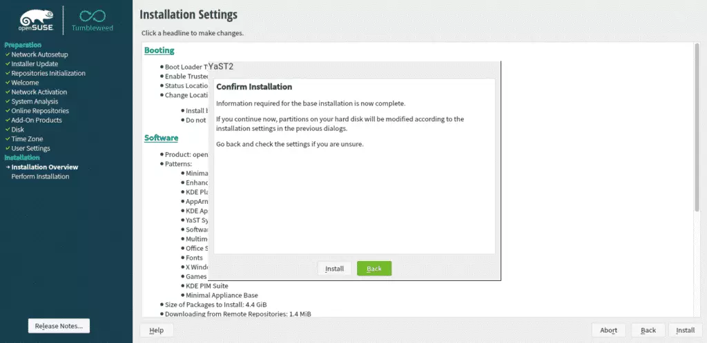 Kā instalēt OpenSUSE 7439_17