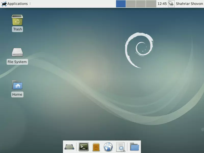 Installéiert XFCE Desktop op Debian 9 Stretch 7445_13