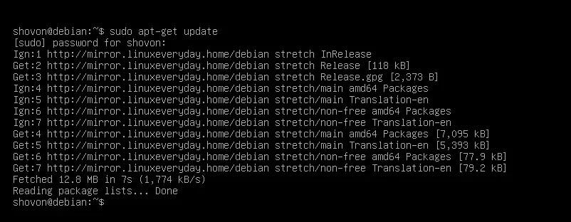 Мизи XFCE -ро дар Debian 9 Stretch насб кунед 7445_3