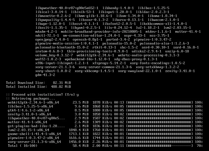 Instalu XFCE 4 Labortabla Medio sur Arch Linukso 7446_29