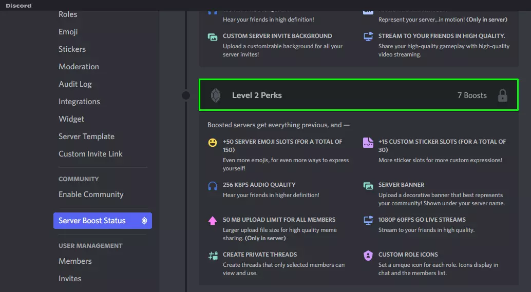 Hva gjør det å booste en Discord-server? 744_2