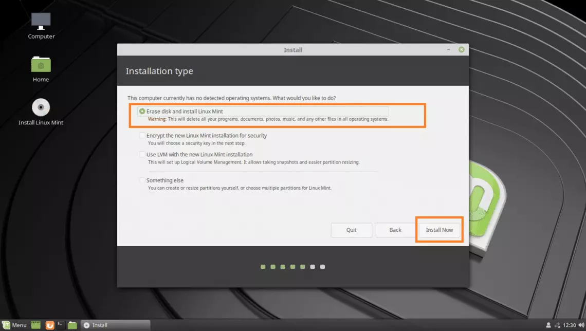 USB Драйвтан Linux Mint 19-ны ничек урнаштырырга 7457_21