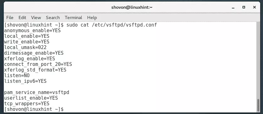 Uyisetha kanjani iseva ye-FTP nge-vsftpd ku-CentOS 7 7473_13
