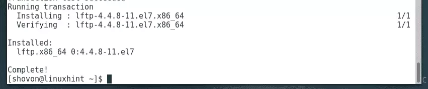 CentOS 7 တွင် vsftpd ဖြင့် FTP ဆာဗာကို မည်သို့တပ်ဆင်ရမည်နည်း။ 7473_16