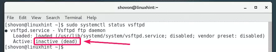 CentOS 7 တွင် vsftpd ဖြင့် FTP ဆာဗာကို မည်သို့တပ်ဆင်ရမည်နည်း။ 7473_6