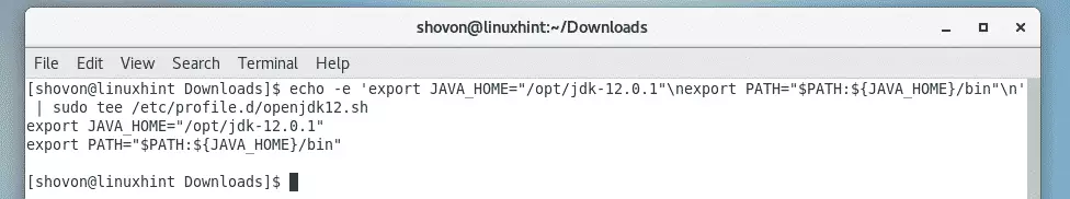 Meriv çawa JDK 12 li ser CentOS 7 saz dike 7475_21