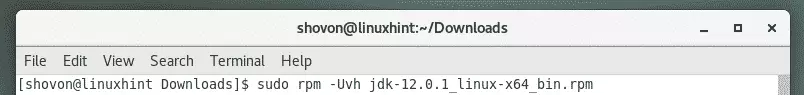 Kā instalēt JDK 12 operētājsistēmā CentOS 7 7475_8
