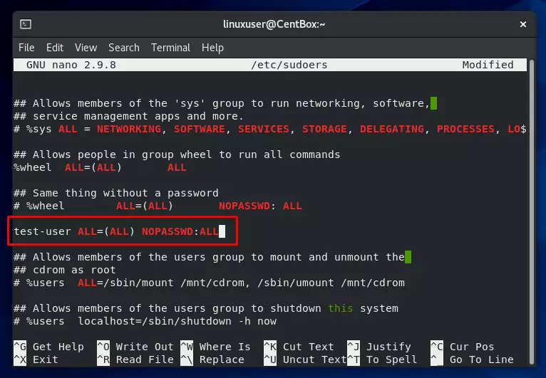 Cara Menambahkan Pengguna ke Sudoers di CentOS 8 7480_6